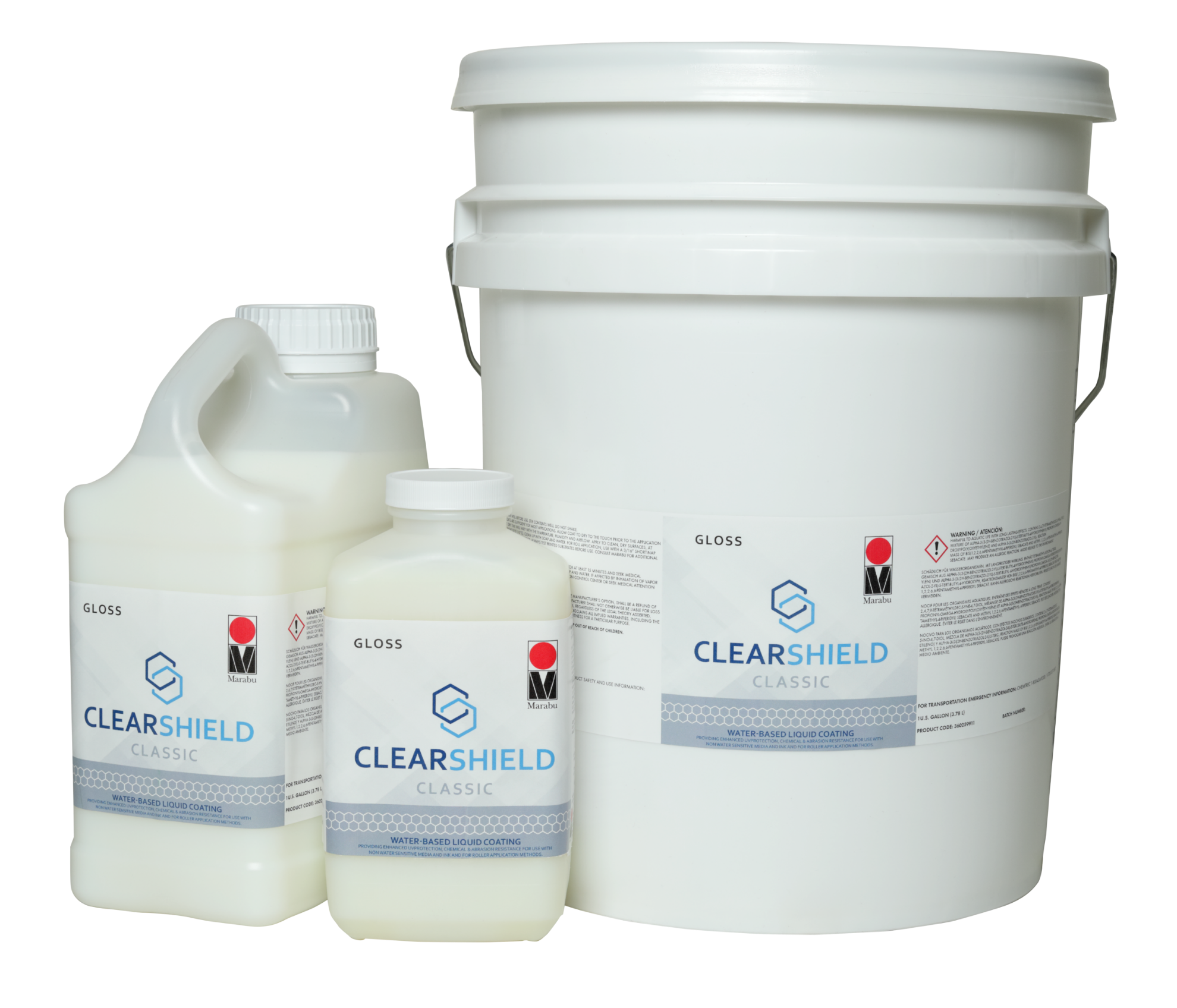 Marabu ClearShield Classic, Semi-Gloss - 1 Gallon - 360259912 | LexJet ...